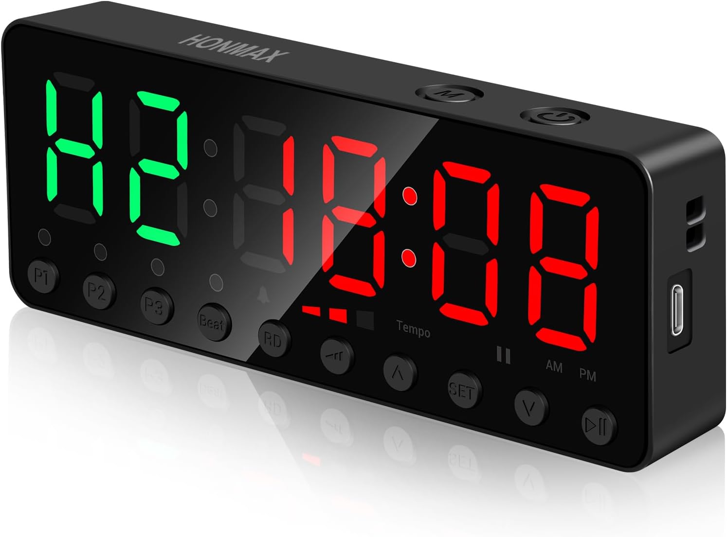 Portable Gym Timer, Fitness Timer Clock, Home Garage Gym Workout Timer ...