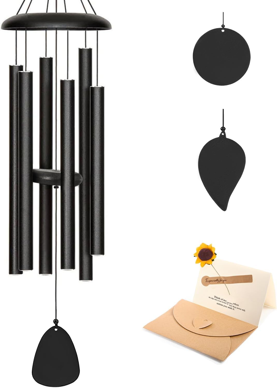 Amazon.com : ANNIL Wind Chimes for Outside, 3 Replaceable Wind Catchers ...