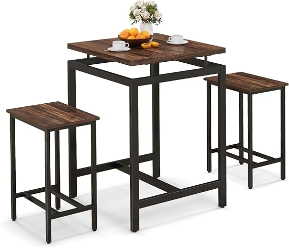 Amazon.com - Giantex Small Dining Table Set for 2 - Counter Height ...