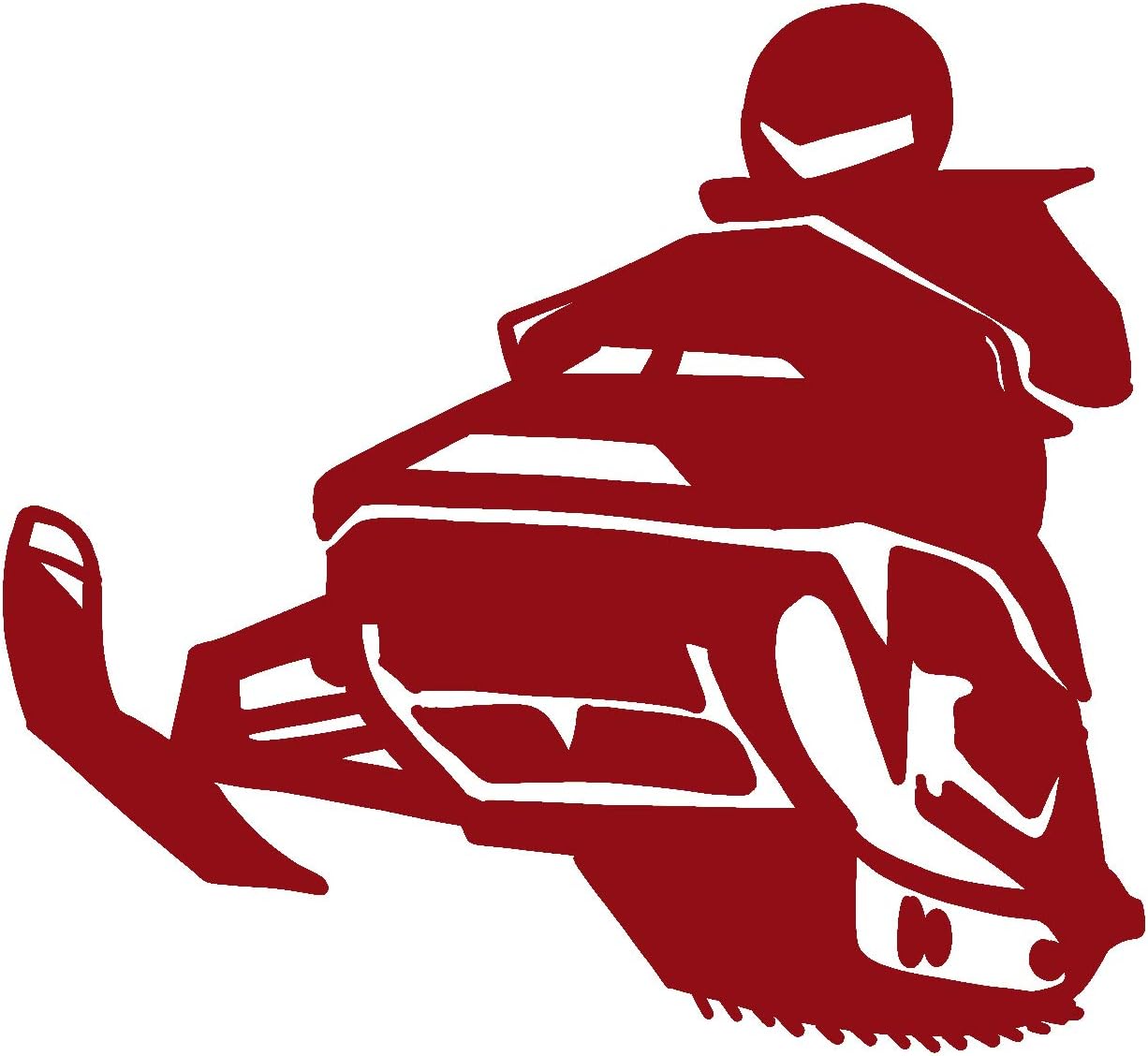Amazon.com: Snowmobile Vinyl Decal - 5 Inches - for Cars, Trucks ...