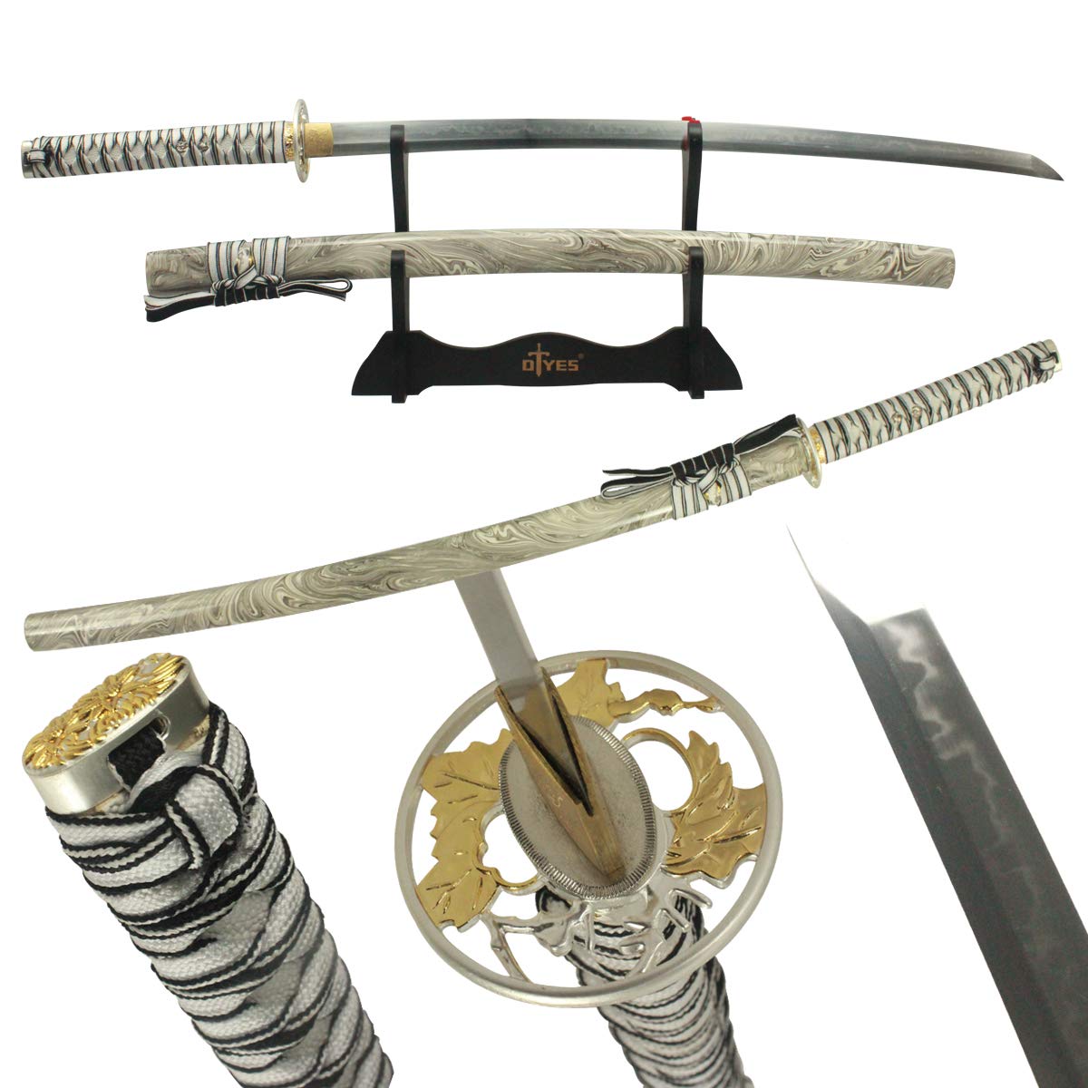 Buy AUXIER Samurai Real Katana s for Men Katana Real Sharp,Handmade ...