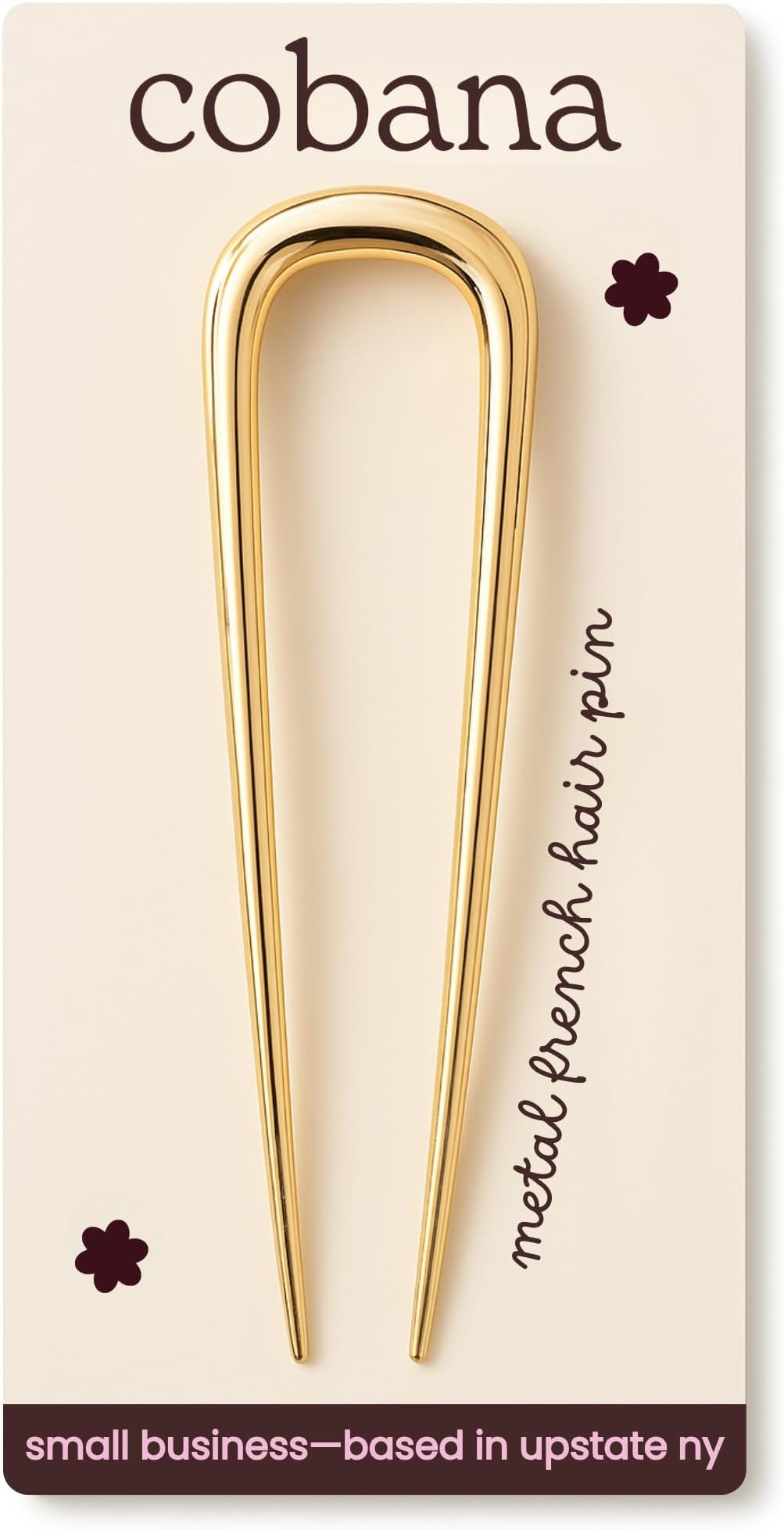 Amazon.com : The Hair Edit Sleek Chignon Pin - Large U-shaped French ...