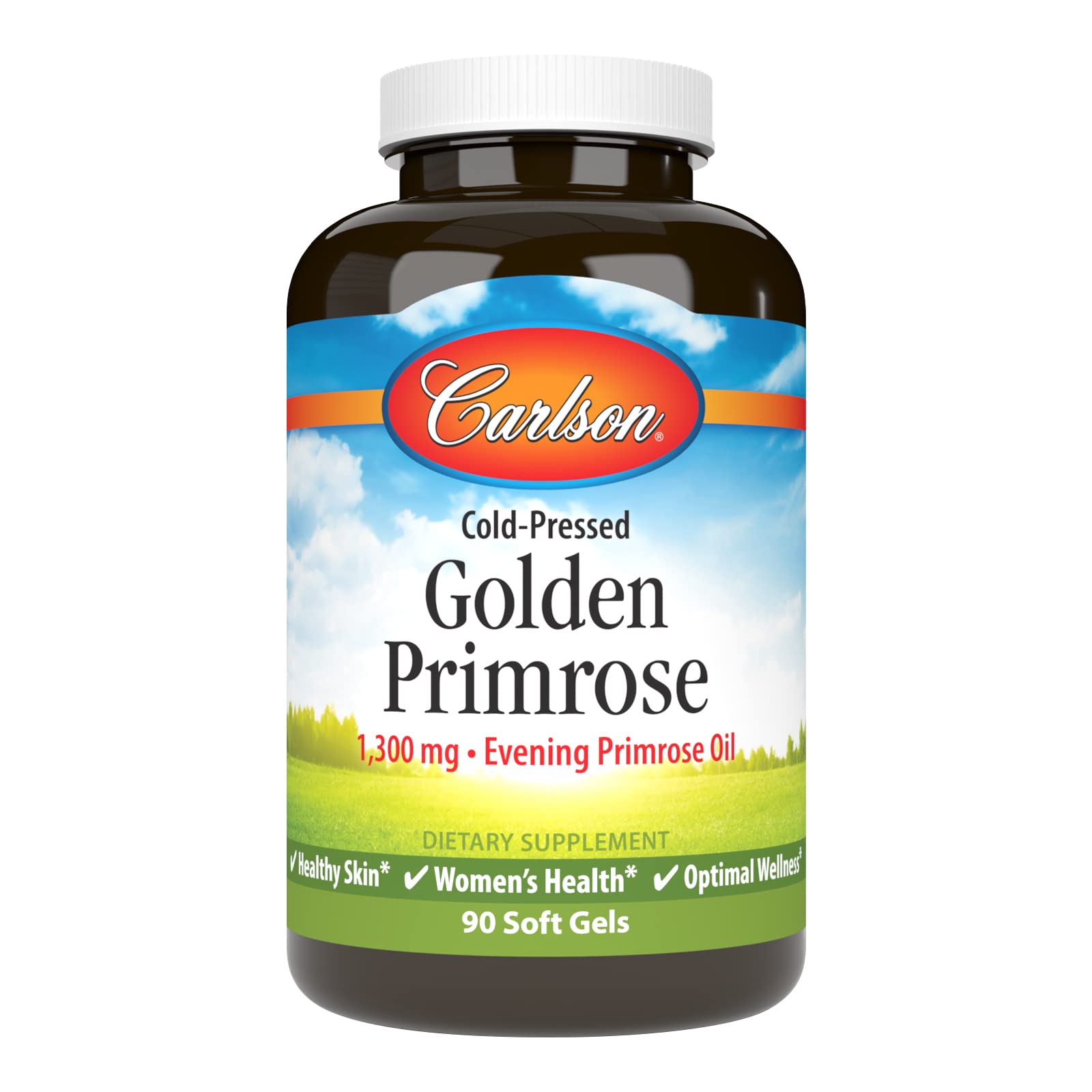 Amazon.com: Carlson - Golden Primrose, 1300 mg Evening Primrose Oil ...