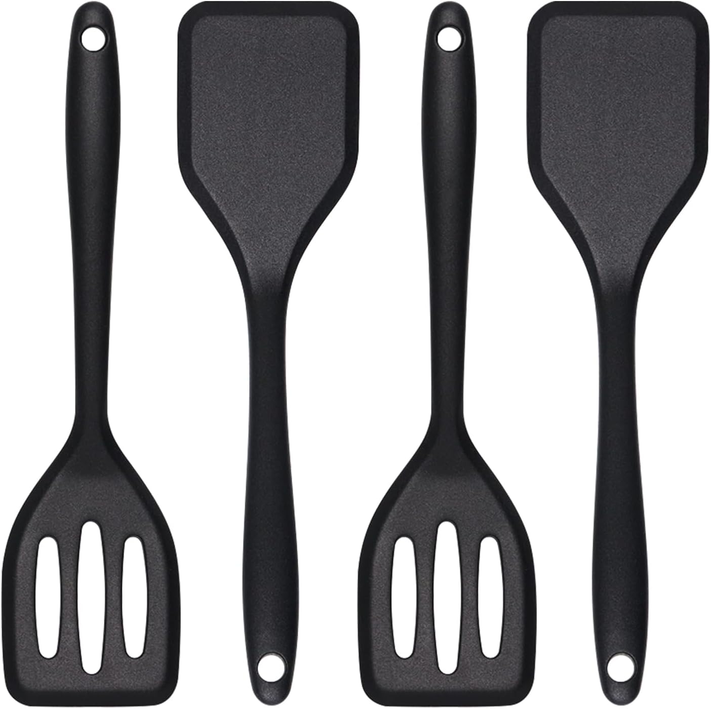 Amazon.com: Pharamat Silicone Small Serving Spatula Set of 4, Mini ...