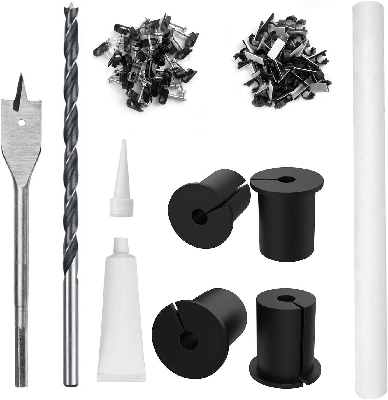 Amazon.com: 1 inch cable routing kit for starlink,4pcs wall grommet ...