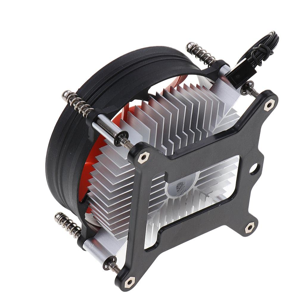 ABHAY TRADING 7-bladed 2200RPM Aluminum Extrusion CPU Cooler Cooling ...