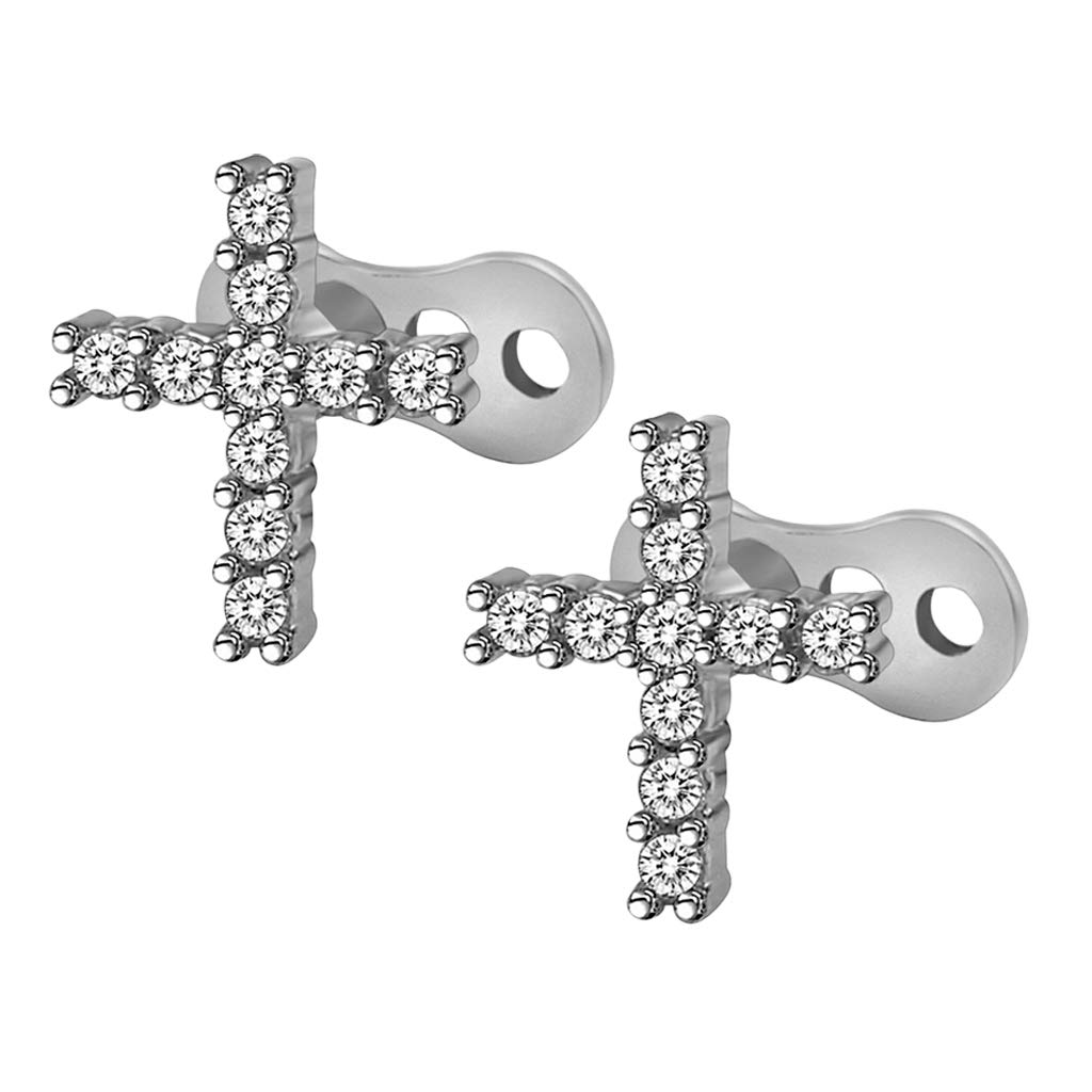 Body Jewelry Top JoyMerit Titanium Steel Crystal Dermal Anchor Top ...