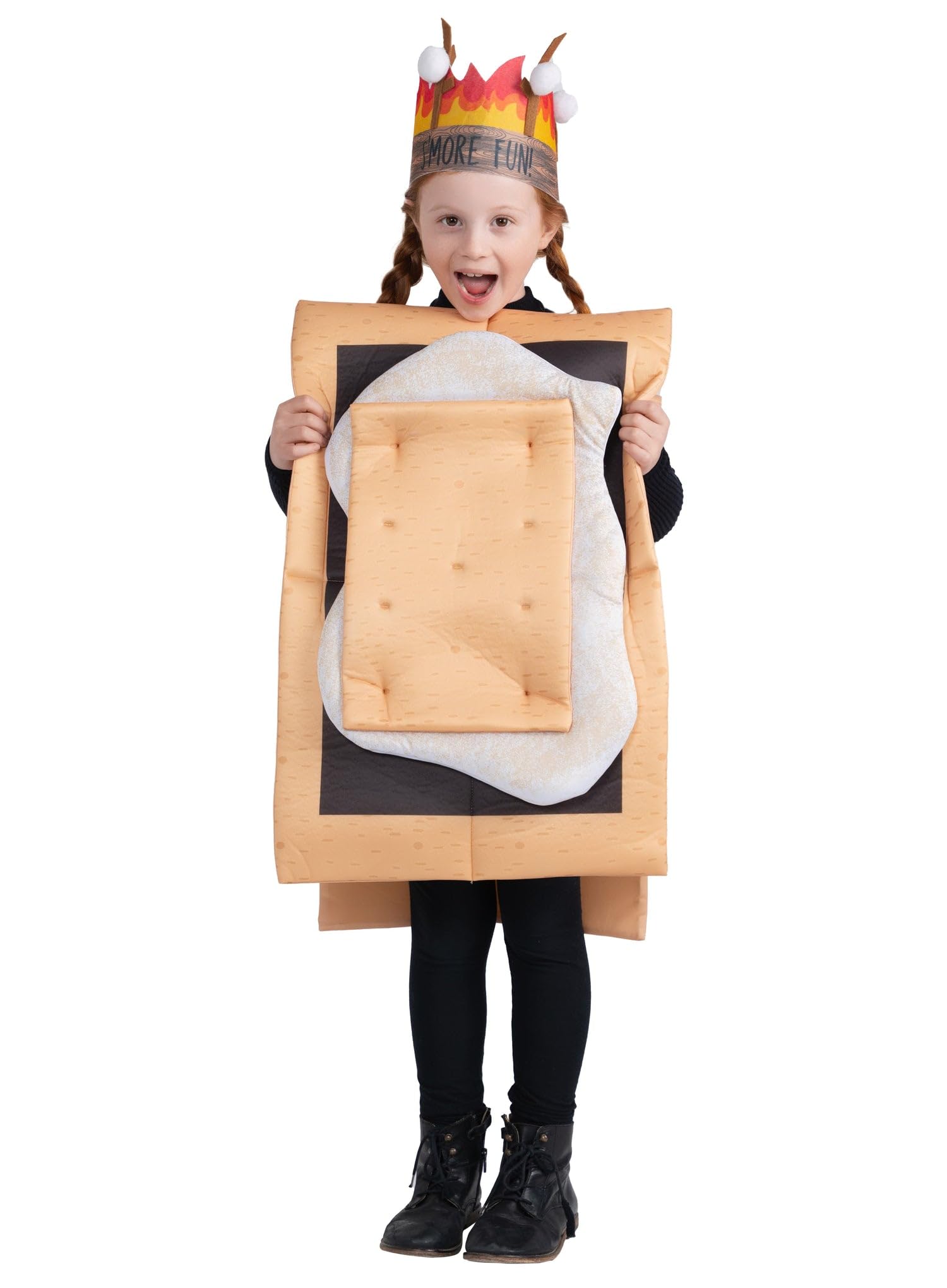 Amazon.com: Dress Up America S'mores Costume for Kids - Camping Smores ...