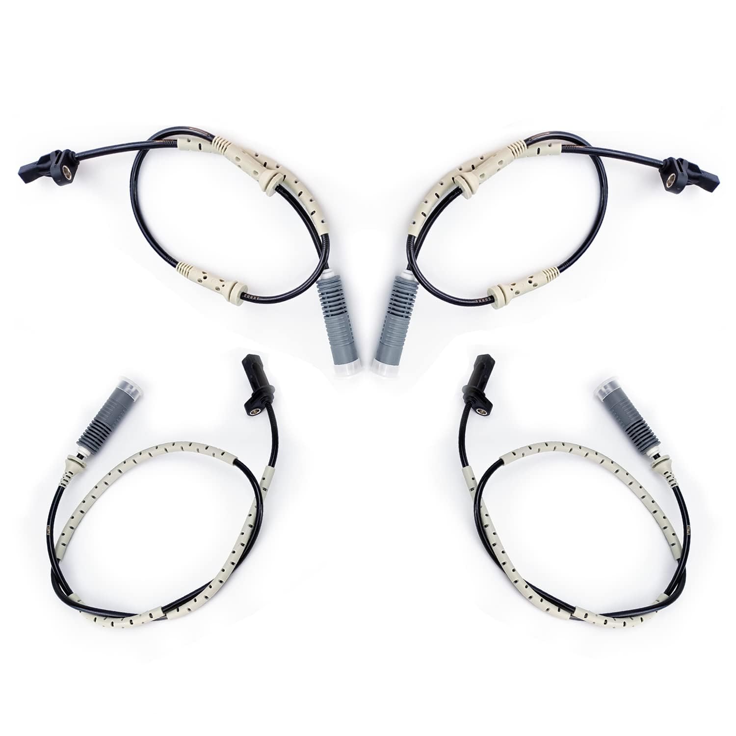 Amazon.com: Cheriezing Front Rear ABS Wheel Speed Sensors Compatible ...