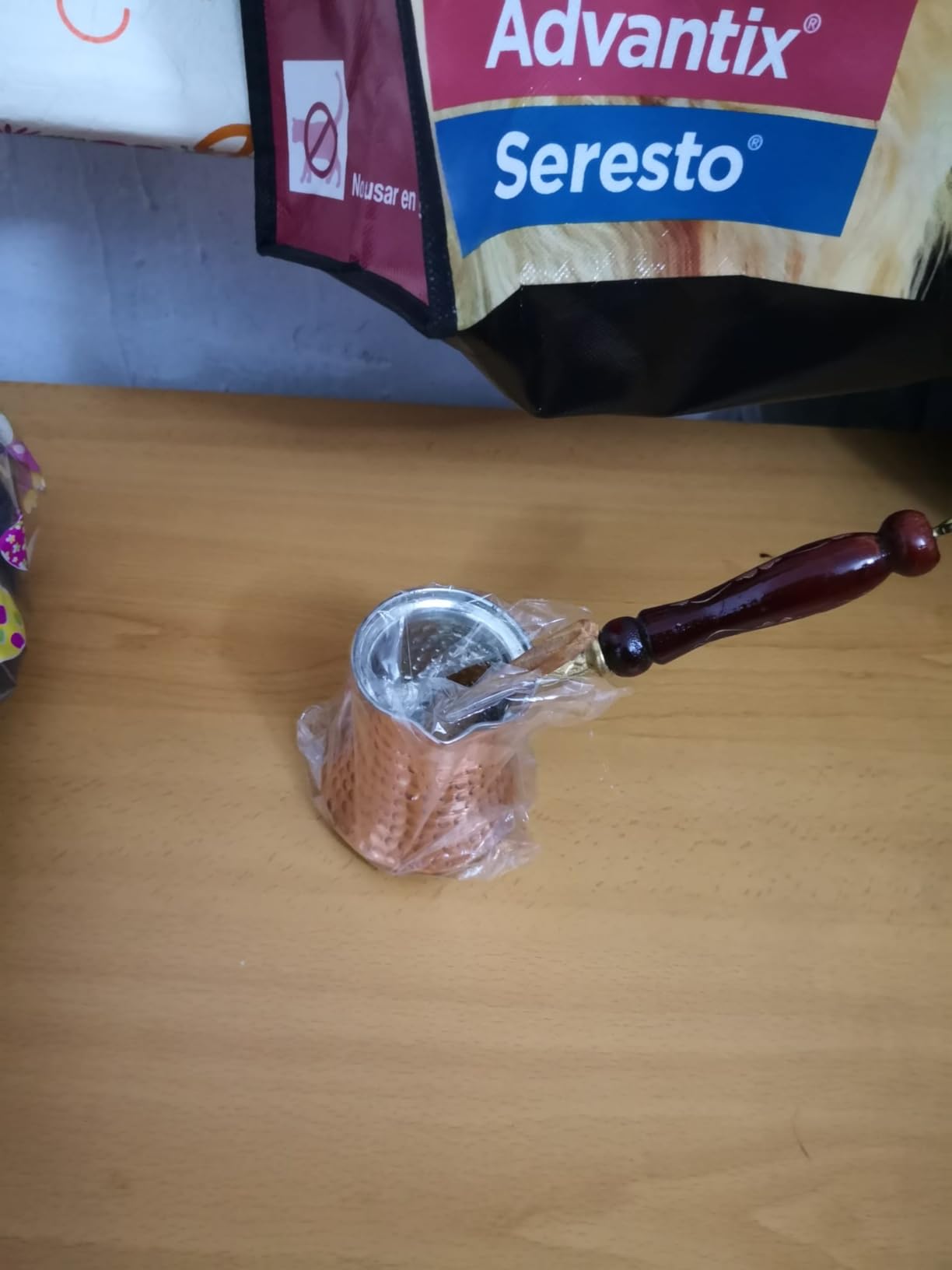 Cafetera turca de cobre, hecha a mano de cobre Cezve jarra de cobre ...