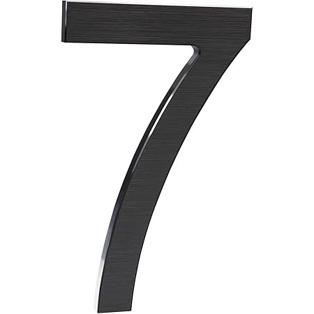Amazon.com: 8 Inch Modern House Numbers- Premium Aluminum Floating Home ...