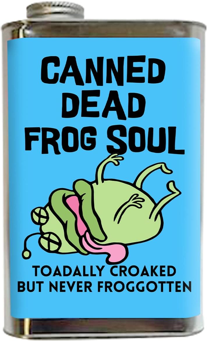 Amazon.com: Gears Out Canned Dead Frog Soul - TOADALLY CROAKED But ...