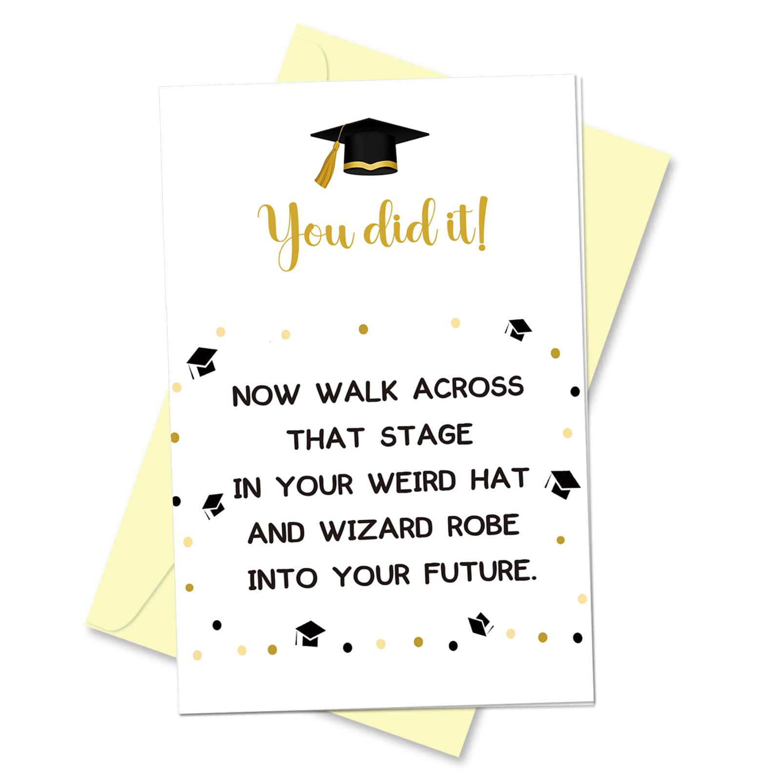 Amazon.com : Arsagen Funny Congratulation Graduation Card, Hilarious ...