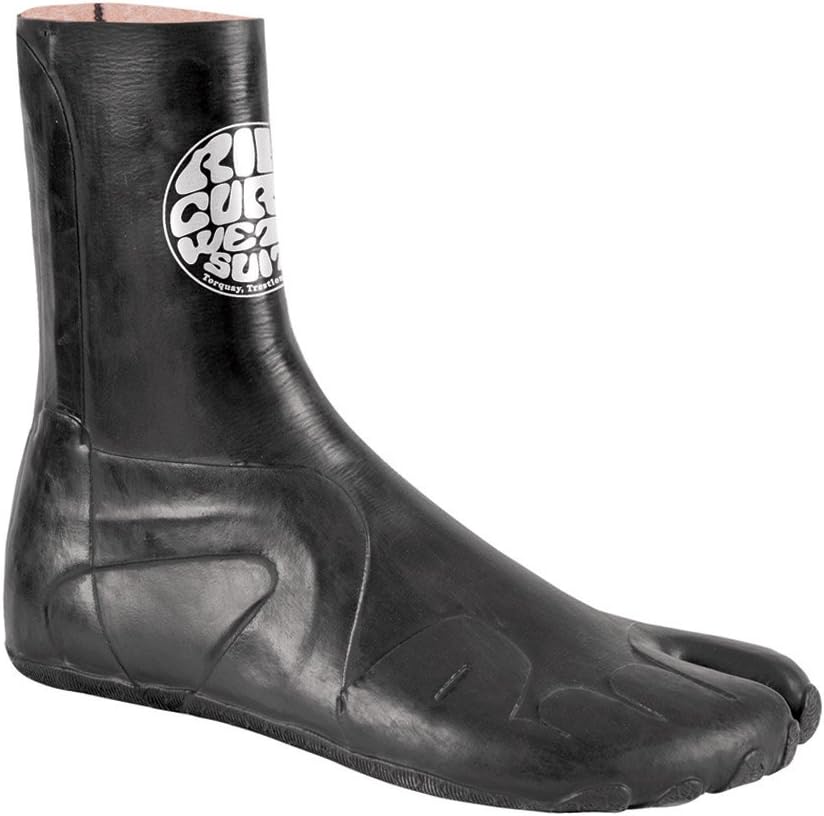 Amazon.com : Rip Curl Rubber Soul Plus 3mm Split Toe Boot, Black, 6 ...