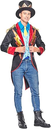 Amazon.com: EraSpooky Men’s Circus Ringmaster Costume – Colorful ...