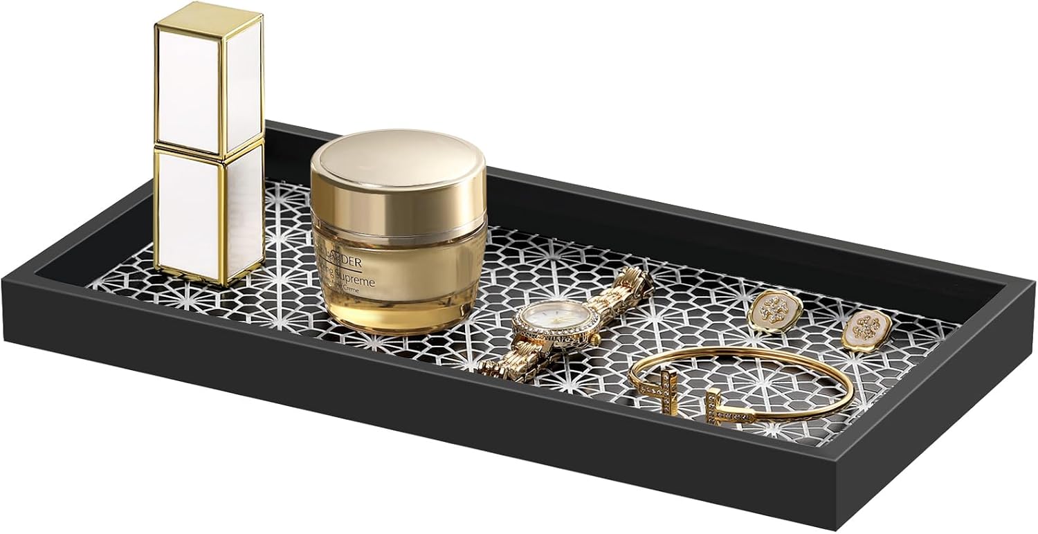 Amazon.com: Shinowa Bathroom Vanity Tray, 10 x 5.4 Resin Perfume Tray ...
