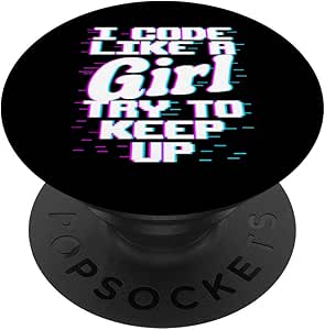 Amazon.com: Code Like A Girl Female Computer Programmer Coder Funny ...