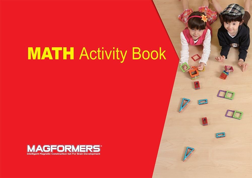Amazon.com: Magformers Math Activity Book, Educational Magnetic ...