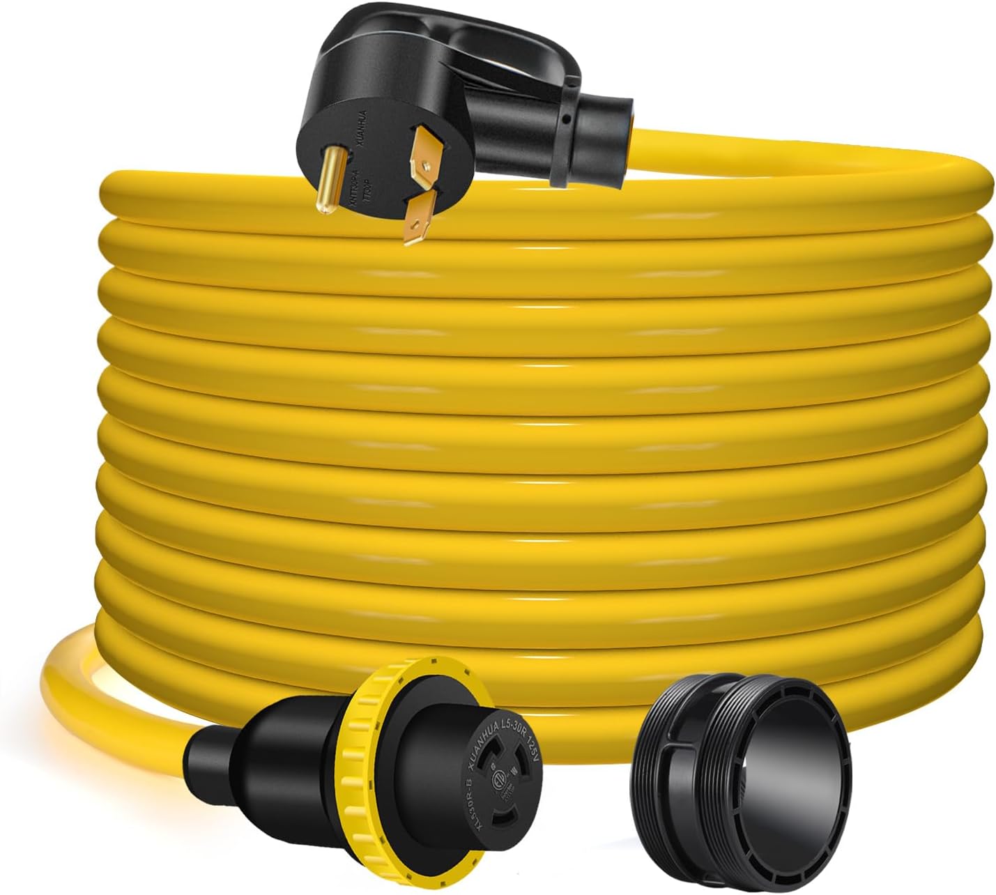 Amazon.com: LAZMUMI 30 Amp 50 Feet RV Power Extension Cord Twist ...
