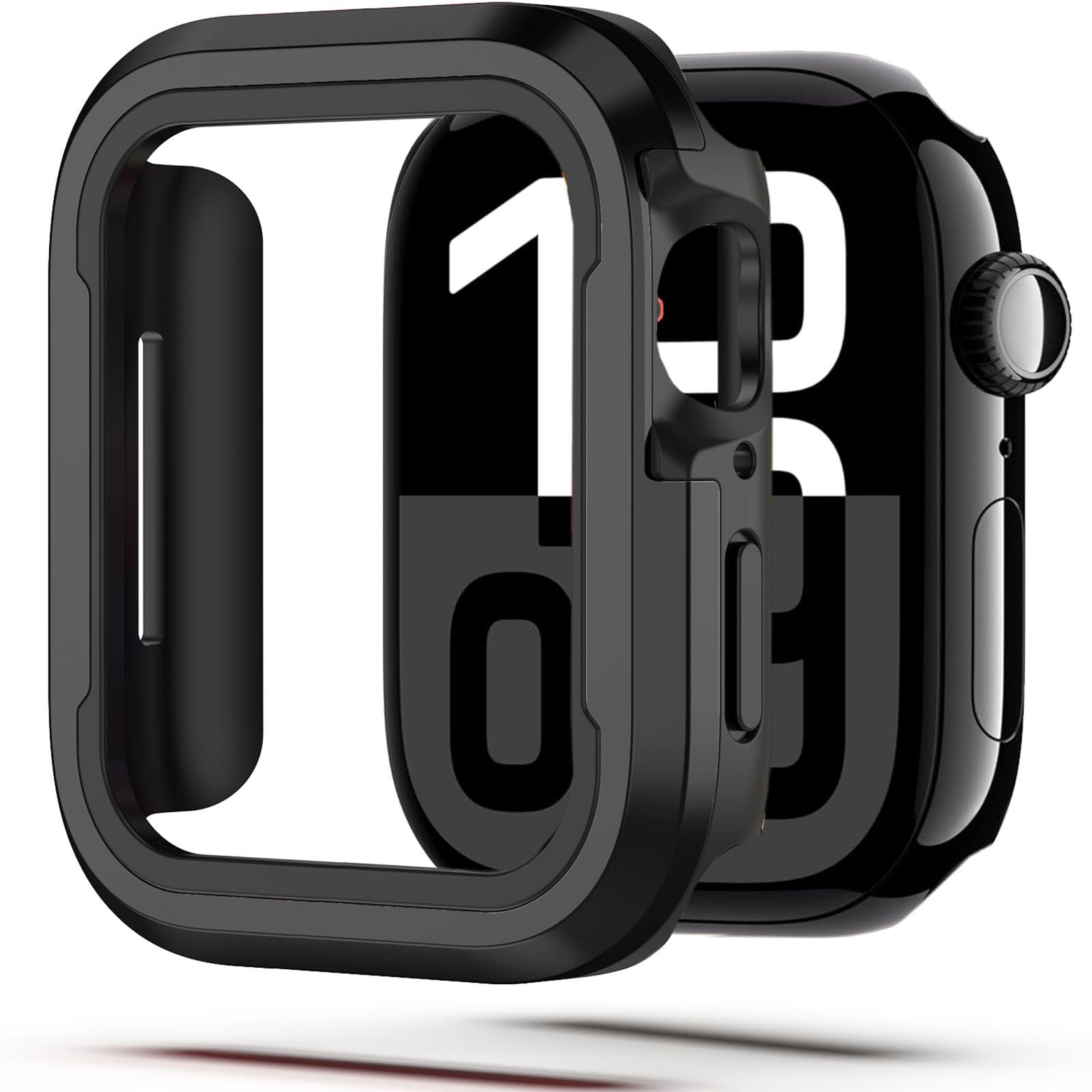 Amazon.com: NINKI for Apple Watch Series 10 Case 46MM Metal,[No Screen ...