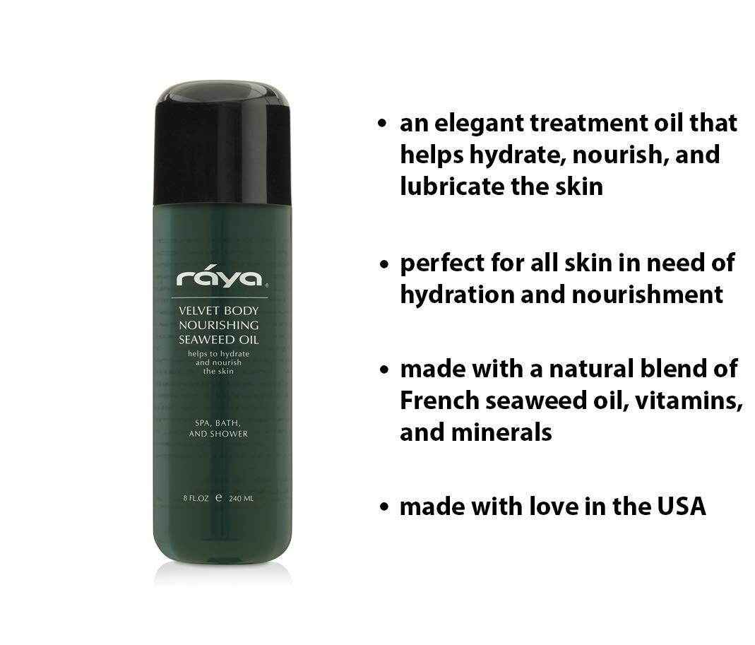 Raya Velvet Body Nourishing Seaweed Aceite de 8 onzas (S-105 ...