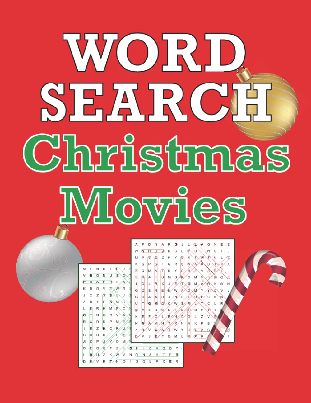 Amazon.com: Word Search: Christmas Movies: Movie Word Find Puzzle with ...