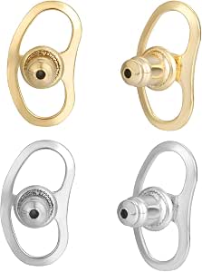 Amazon.com: Earring Backs for Droopy Ears, JIACHARMED Locking Bullet ...