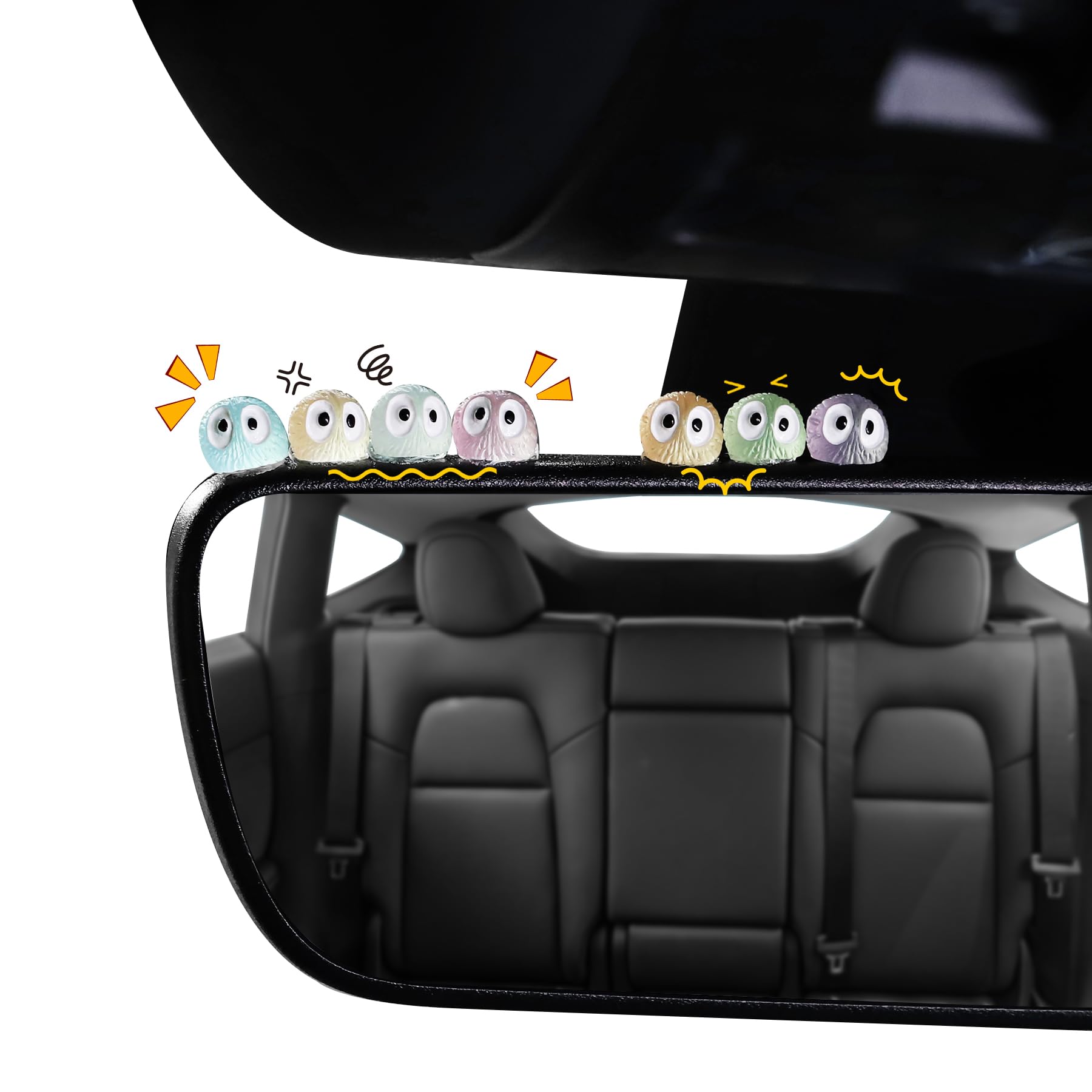 Amazon.com: Alpmosn 21PCS Colorful Soot Sprites DIY Car Decoration ...