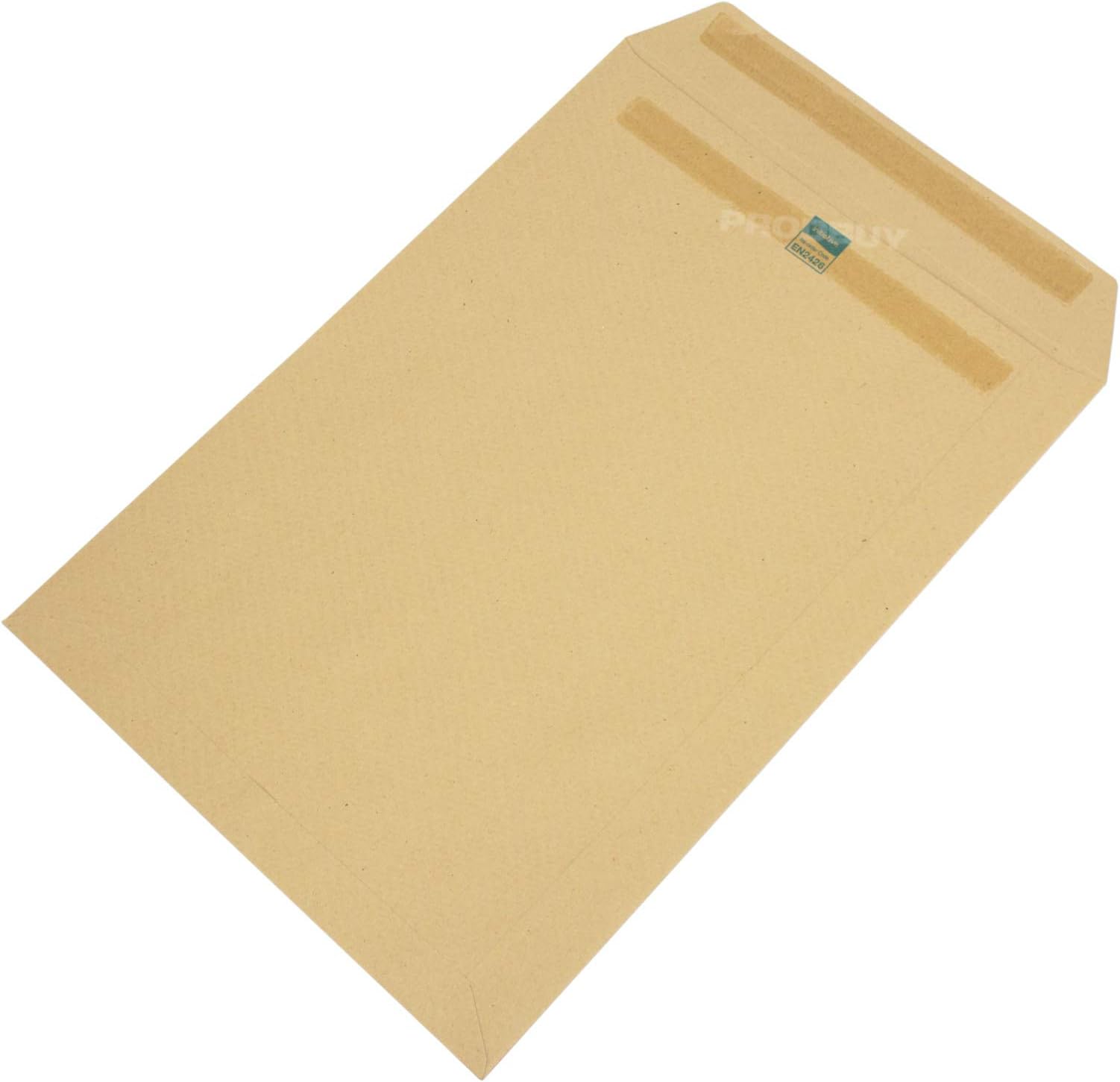 [Box of 250] C4 Envelopes Manilla Plain 115gsm Self Seal Office A4 ...