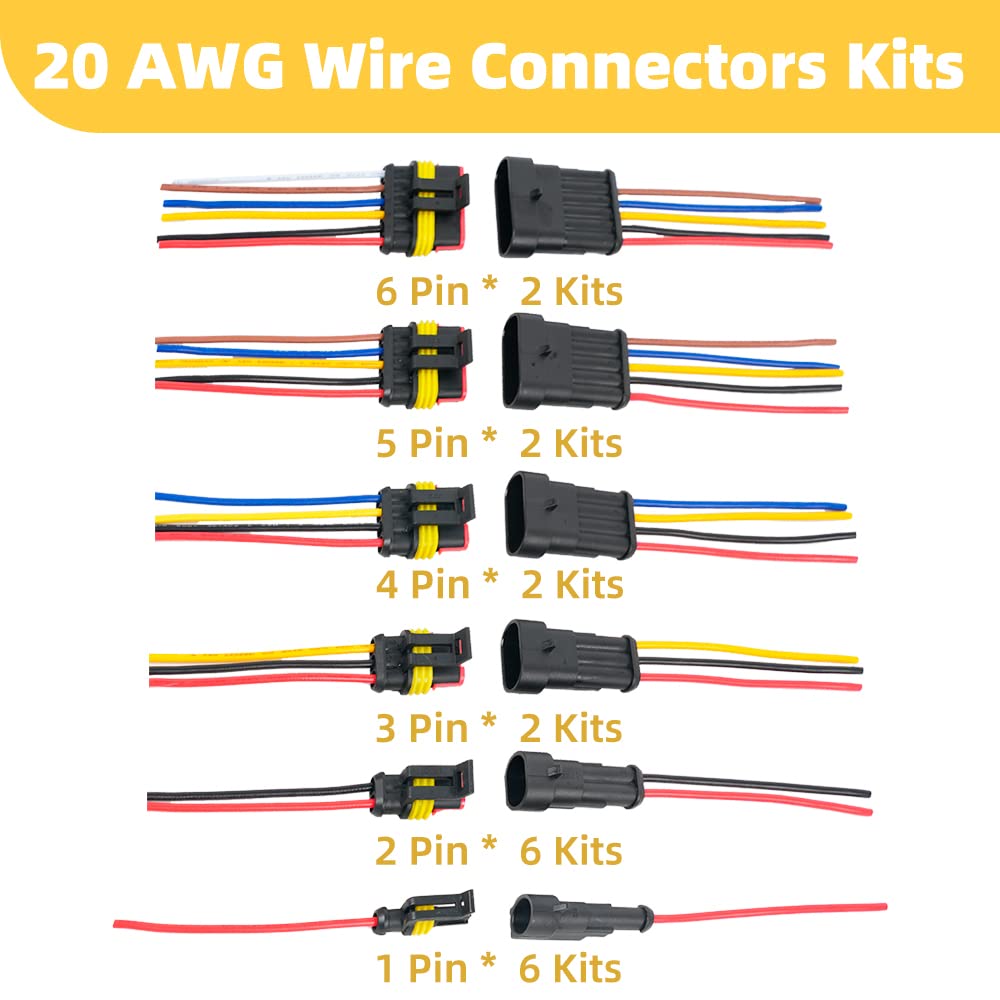 Pin 20 Gauge Wire Connectors Low Voltage Wire Connectors 5 Pin, Quick