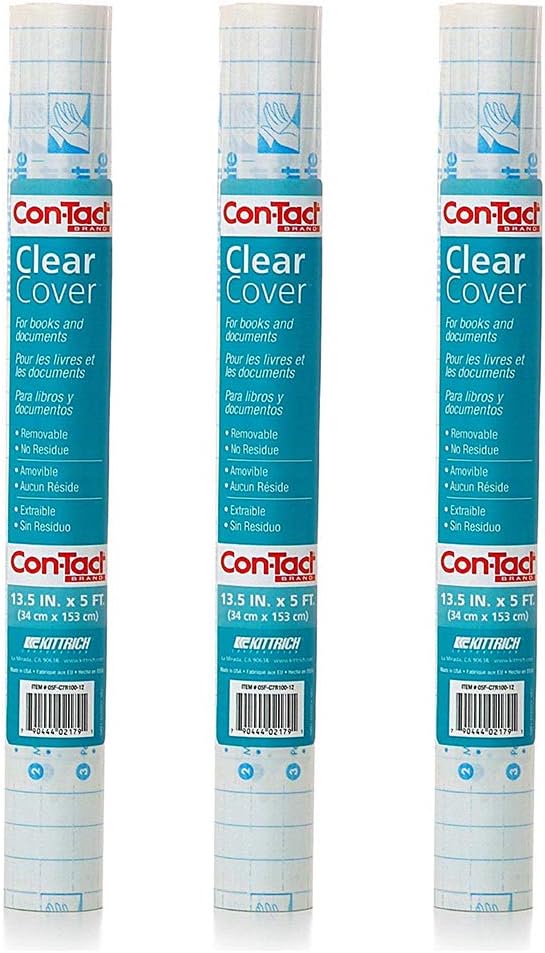 Amazon.com - Matte Clear Contact Paper Roll 13.5 x 5ft - Multipurpose 2 ...