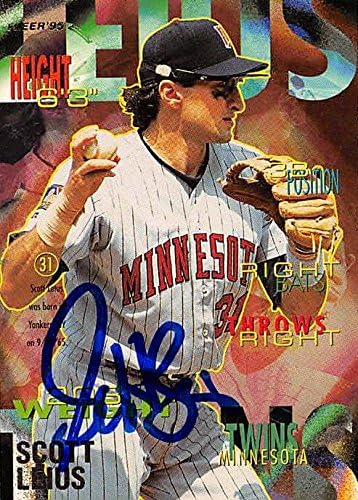 Scott Leius autographed Baseball Card (Minnesota Twins) 1995 Fleer #207 ...
