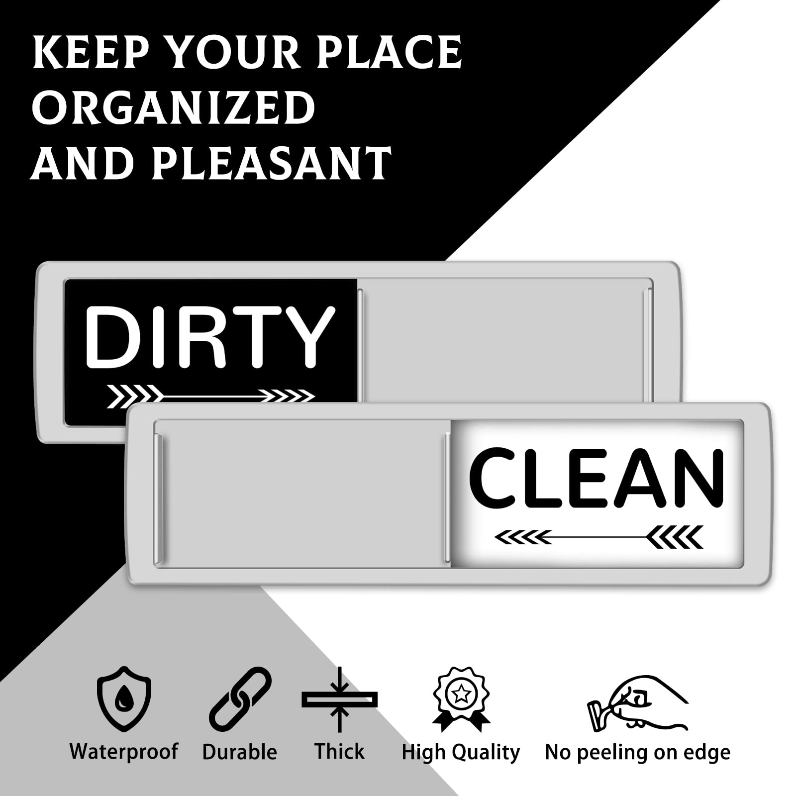For Dishwasher KitchenTour Dishwasher Magnet Clean Dirty Sign Upgrade ...