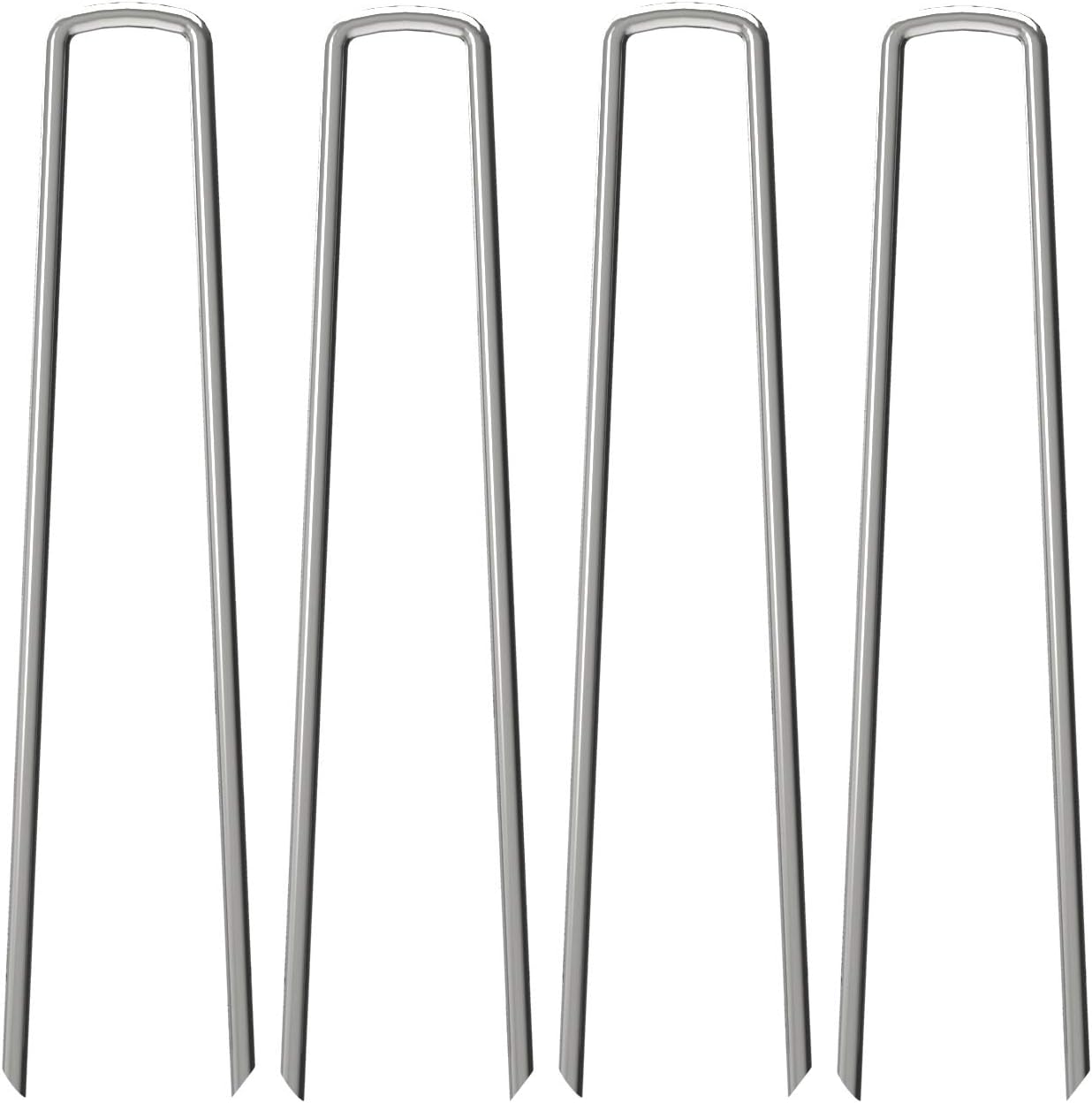 Amazon.com : Coloch 100 Pack 8 Inch Metal Landscape Stakes with Gasket ...