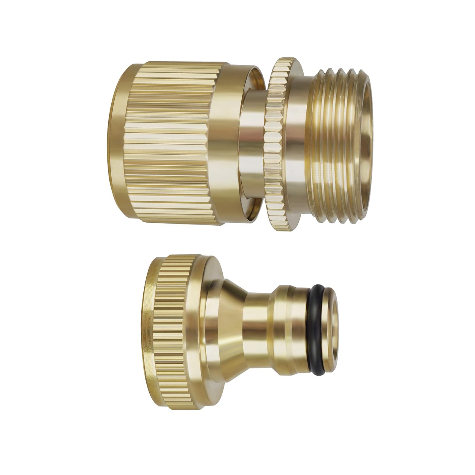 KETTOYA 1 Pair Garden Hose Accessories, 3/4 inch Male Thread Quick ...
