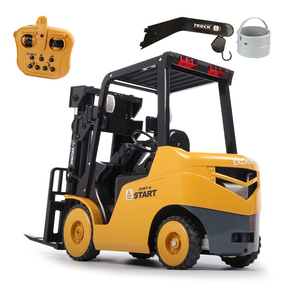 Buy GREENREE 1/8 large electric reinforced concrete forklift 2 in 1 ...