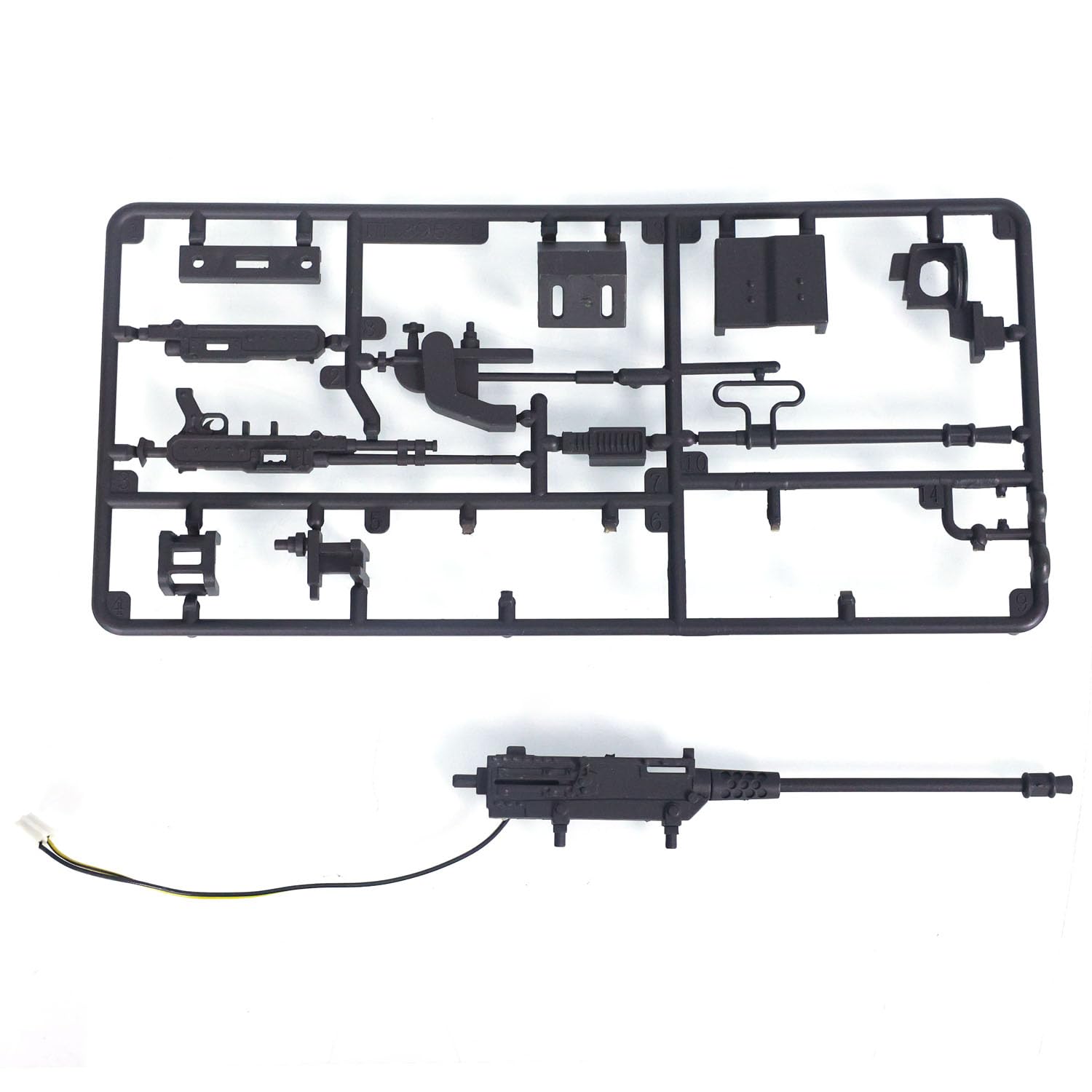 Amazon.com: wheelfun Plastic Machine Gun with LED Light for 1/16 RC ...