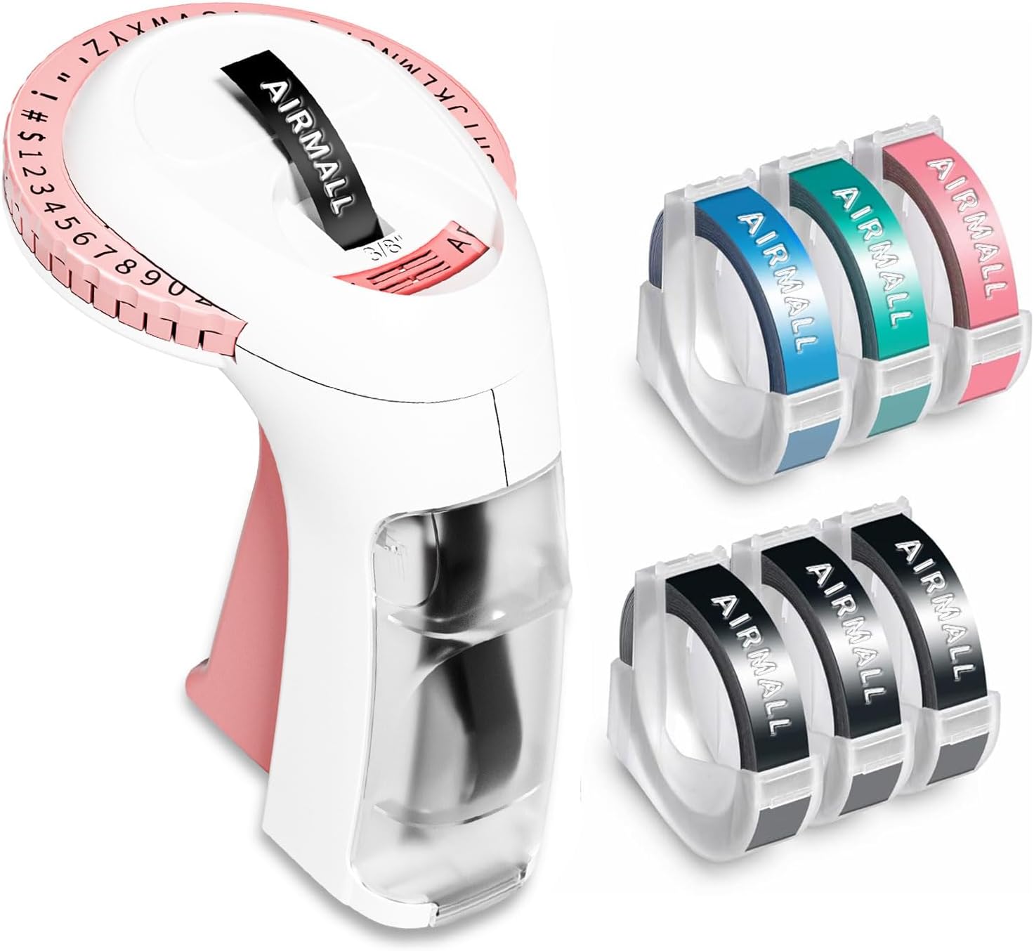 Amazon.com : Airmall Embossing Label Makers, Omega S Embossed Label ...