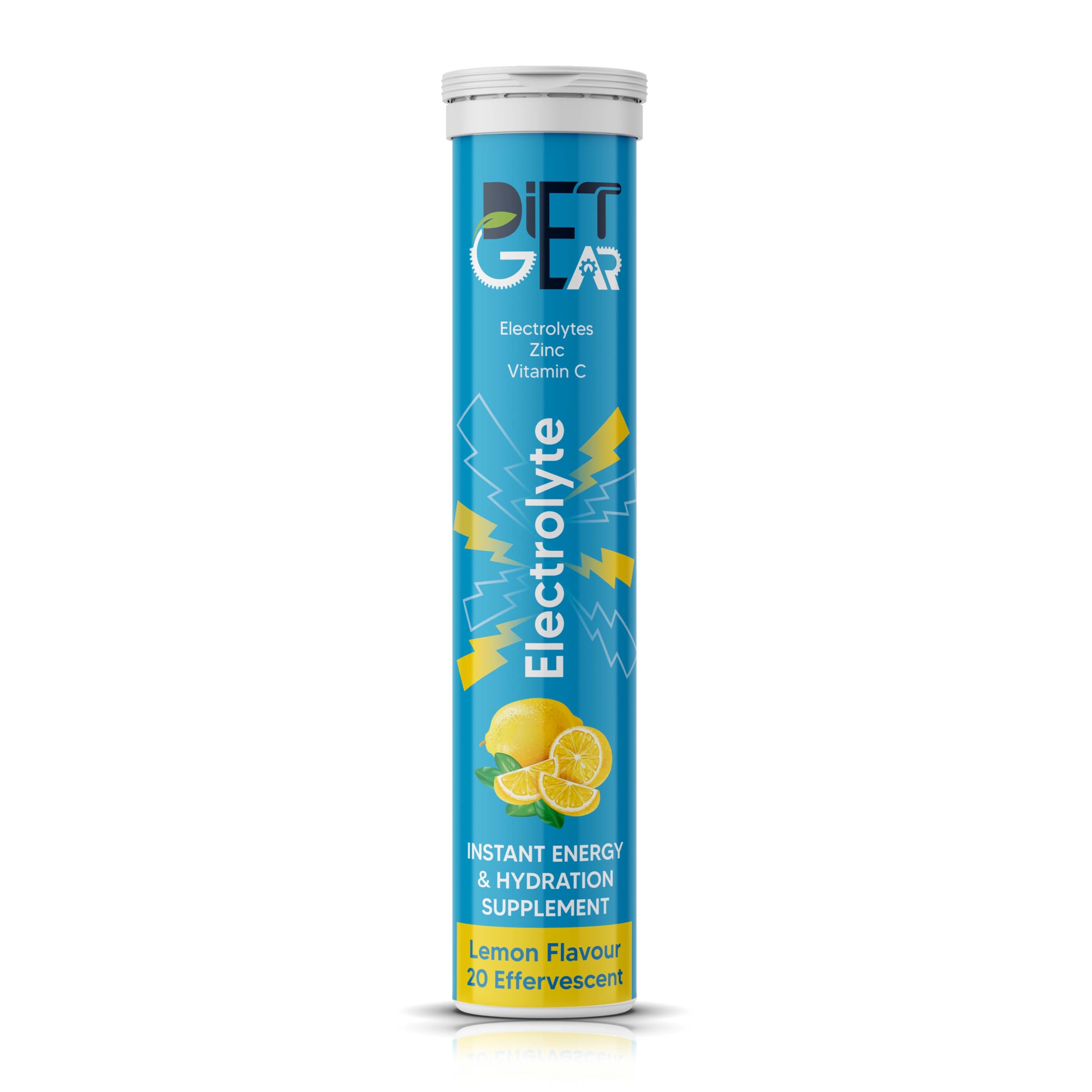 Buy DIET GEAR Electrolytes 20 Effervescent s (5 litre) Zero Sugar, Zero ...