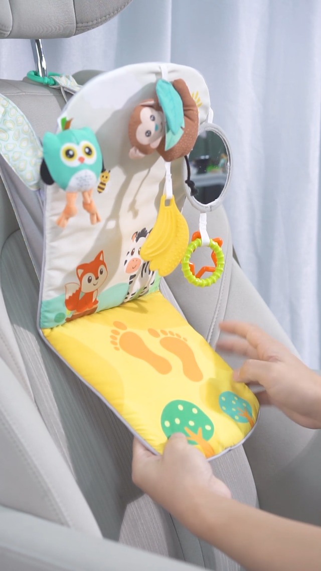 Watch kick and paly Car seat toys on Amazon Live
