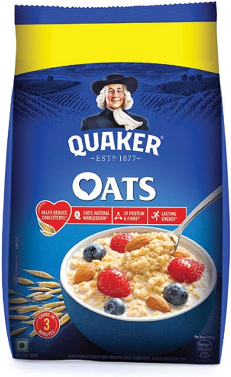 Quaker Oats Wholegrain Instant Oats, 1 kg, Multicolour : Buy Online at ...