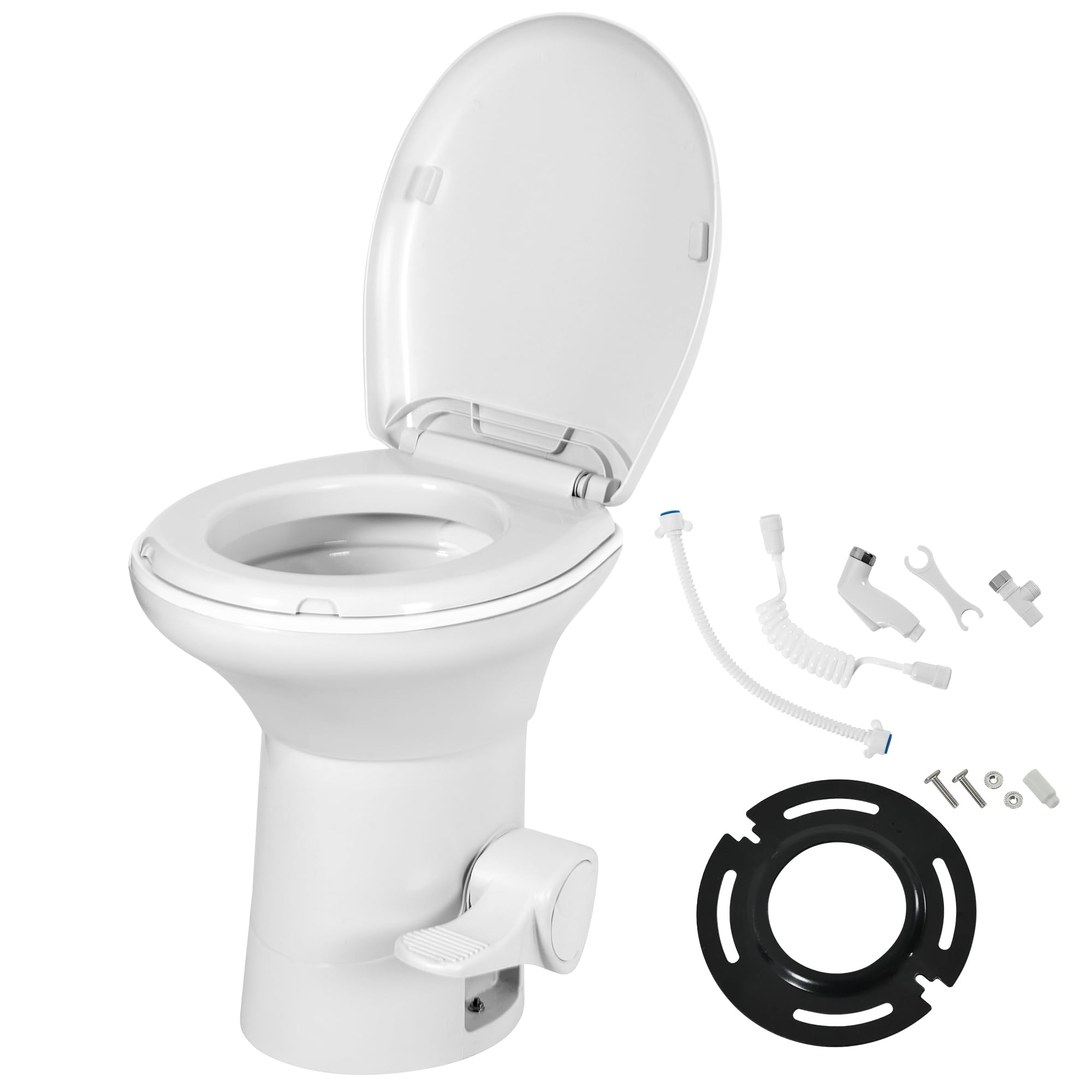 Rv Toilets Replacement DEXTRUS RV Toilet No Leakage Outdoor Camping ...