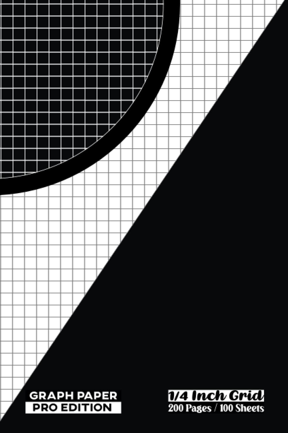 Graph Paper 1/4 Inch Grid: 4 Squares Per Inch Notebook Journal | Lined ...