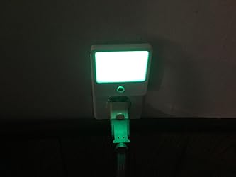 Maxxima Green Glow LED Night Light with Dusk to Dawn Sensor (Pack of 2 ...