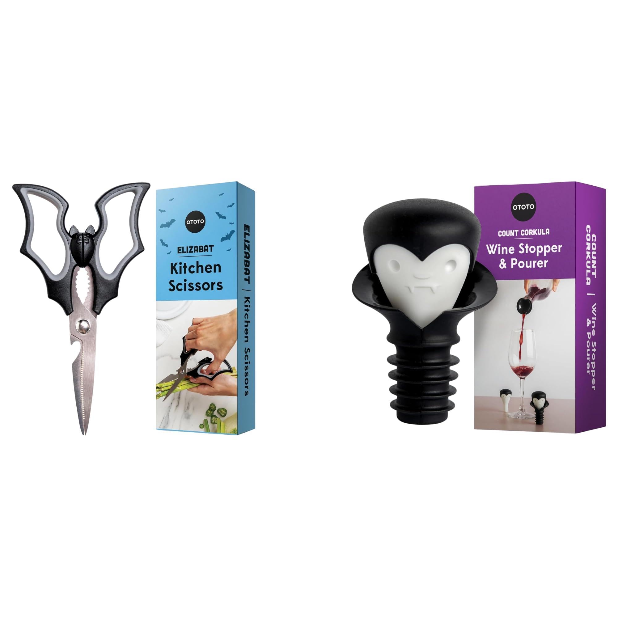 Amazon.com: Bundle of 2!!! NEW!! Elizabat Kitchen Scissors by OTOTO ...