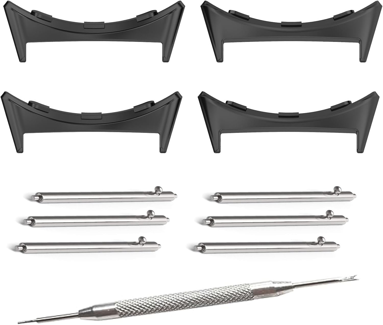 Amazon.com: FitTurn Watch Band Connector Spring Bar Strap Connector ...