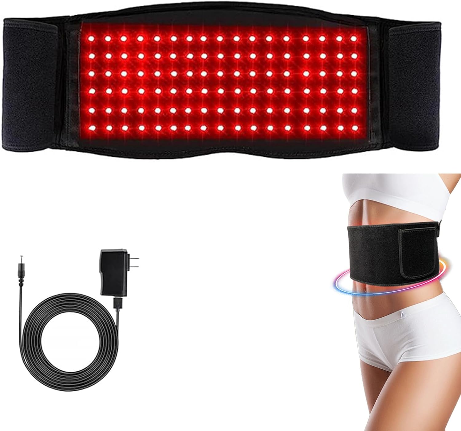Amazon.com: Infrared Red Light Therapy Belt Red Light Therapy for Body ...