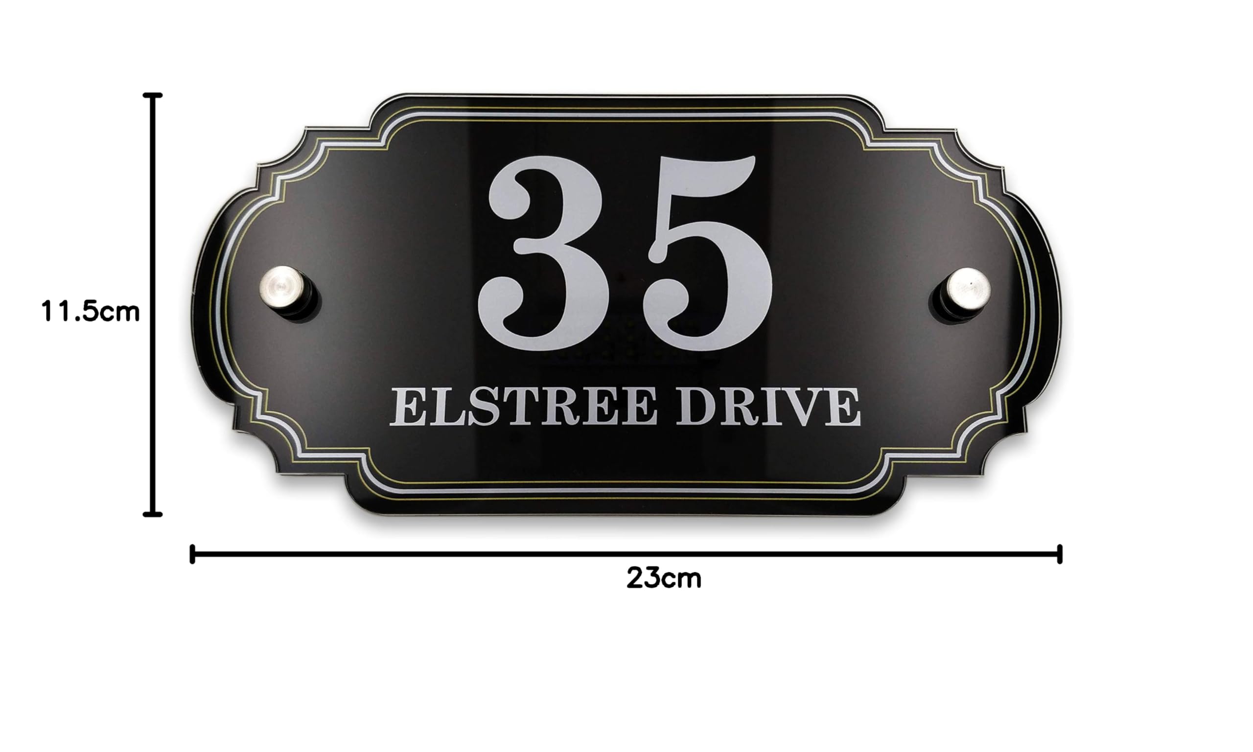 Victorian House Numbers LATEAU House Numbers,Door Numbers 10cm House