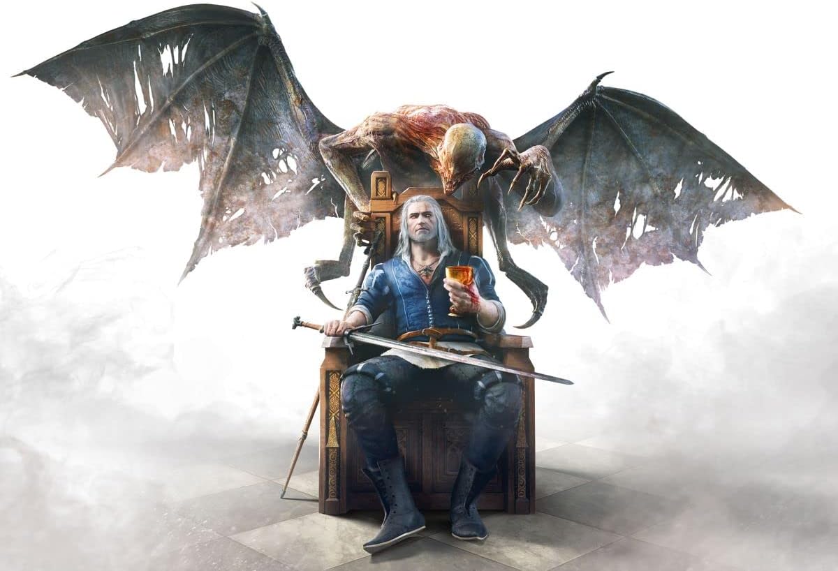 Displate - Poster en Métal - Monté sur Aimant - Witcher 3 - Geralt ...