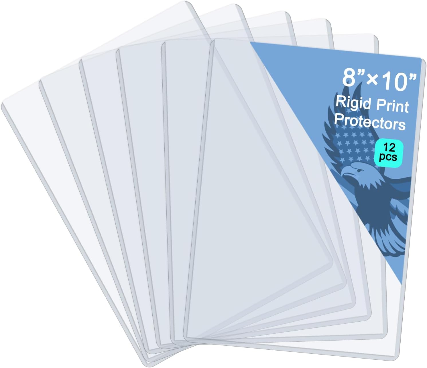 Amazon.com: (25 Pack) Cardboard Gold 8x10 Top Loaders - Crystal Clear ...